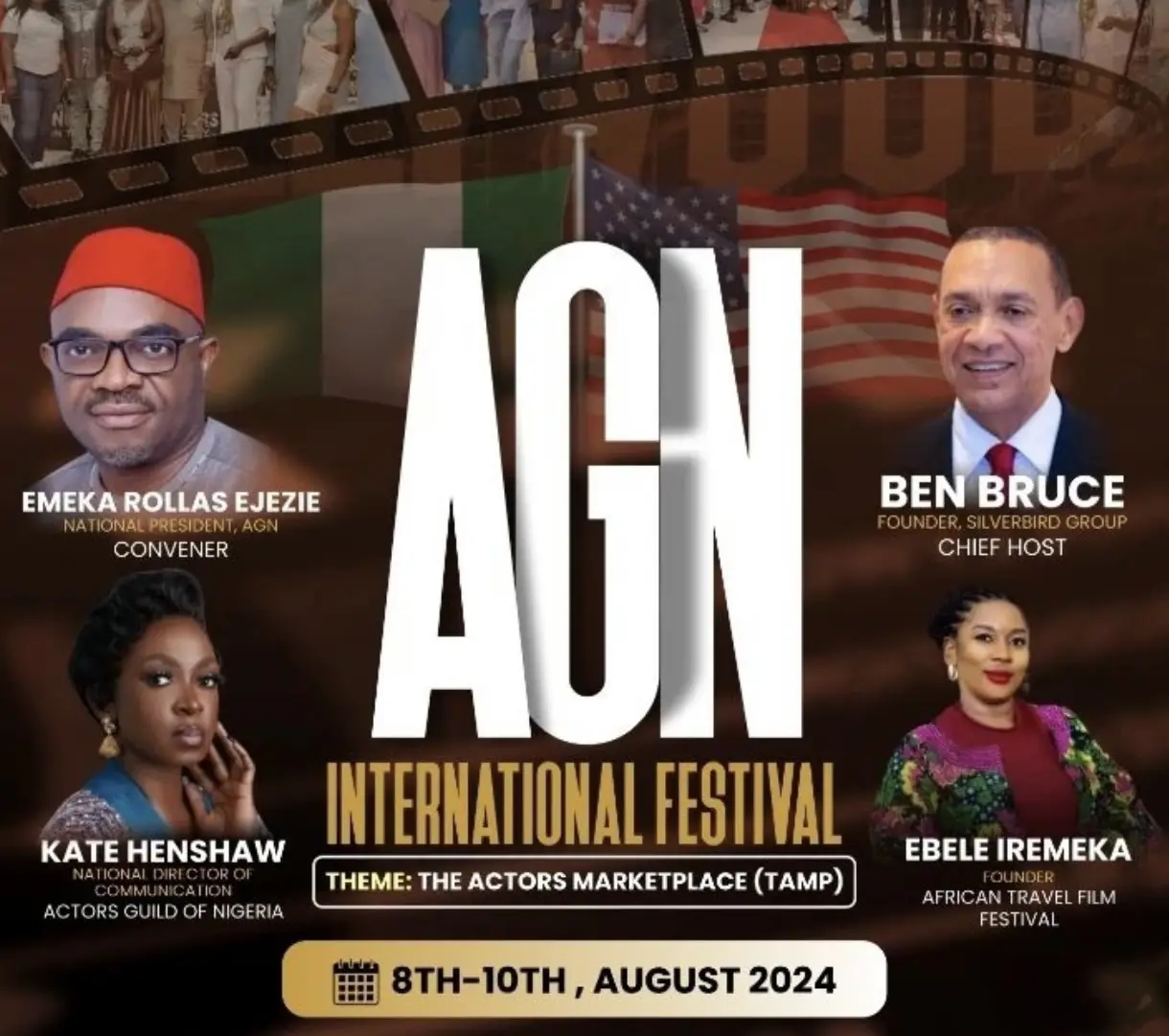 AGN International Festival Heads to Los Angeles to Celebrate Nigerian Actors - Nollywood Reporter